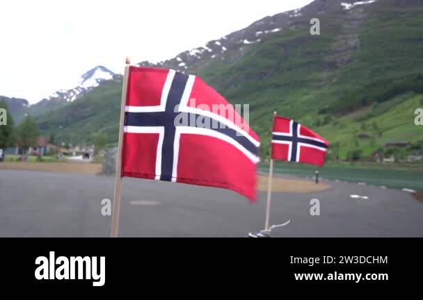 Nordic flags norwegian flag Stock Videos & Footage - HD and 4K Video ...