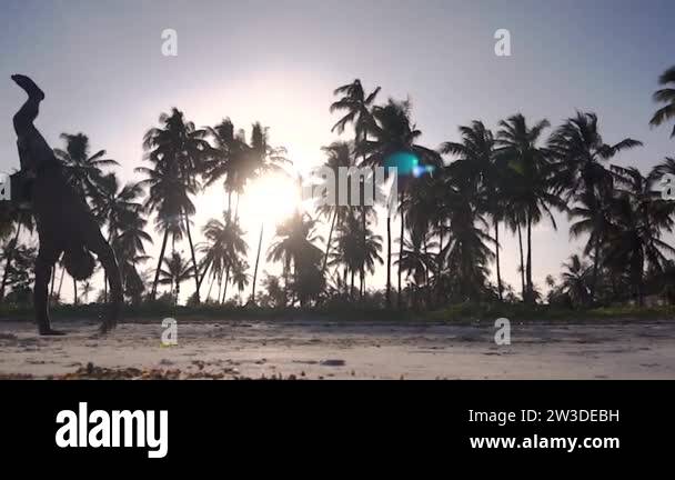 Young Attractive Muscular and Strong Athletic Black African Man ...