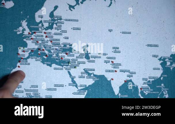world map with placeholders of the main places visited - plan a trip ...