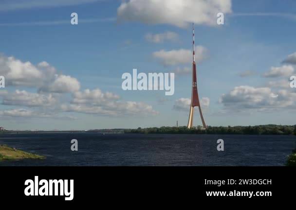Time lapse from the Riga Radio and TV Tower the tallest structure in ...