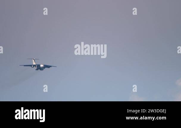 Four engine cargo plane landing Stock Videos & Footage - HD and 4K ...