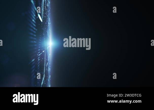 Abstract High Technology Big Data Fx With Lens Background Loop/ 4k ...