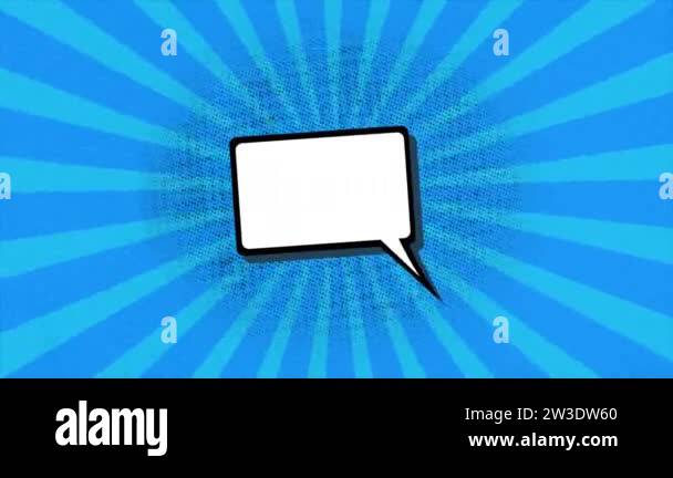 Comic bubble retro text Stock Videos & Footage - HD and 4K Video Clips ...