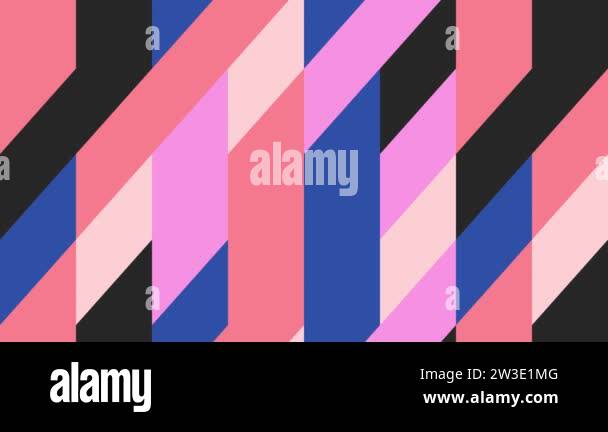 Abstract bold colorful animated background of simple geometric shapes ...