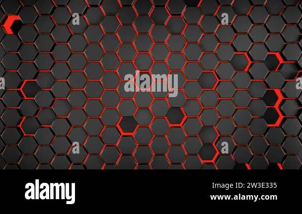 Animation 3d black hexagonal tiles Stock Videos & Footage - HD and 4K ...