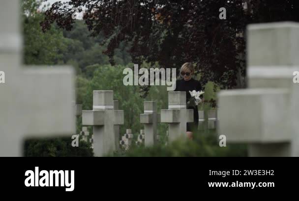 Mourning grave widow Stock Videos & Footage - HD and 4K Video Clips - Alamy