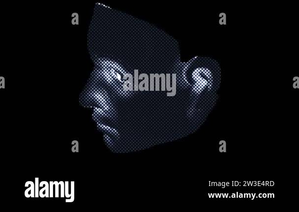 Spirit Man Face Strange Stock Video Footage - Alamy