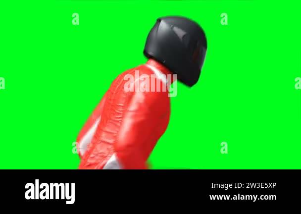 Racer car animation. Phisical motion blur. Realistic green screen 4k ...