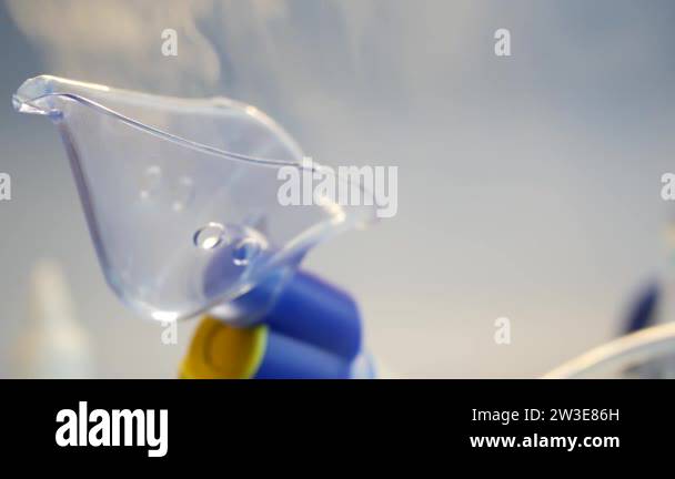 Oxygen mask of nebulizer, medical equipment for pneumonia, covid, sars ...