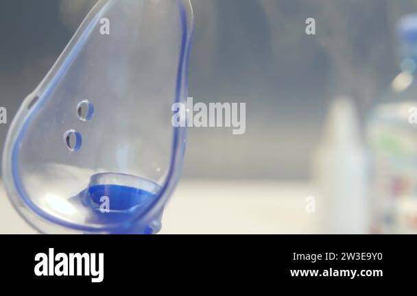 Oxygen mask of nebulizer, medical equipment for pneumonia, covid, sars ...