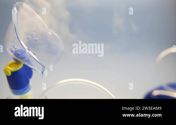 Oxygen mask of nebulizer, medical equipment for pneumonia, covid, sars ...