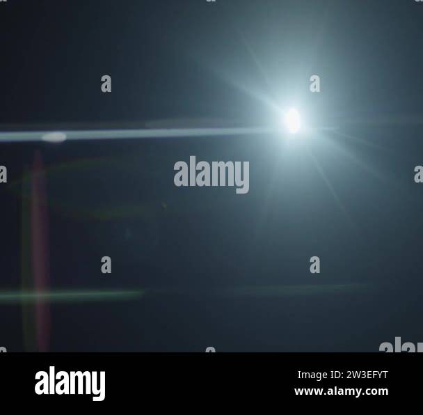 Techy blue optical lens flares transition that is a seamless loop with ...