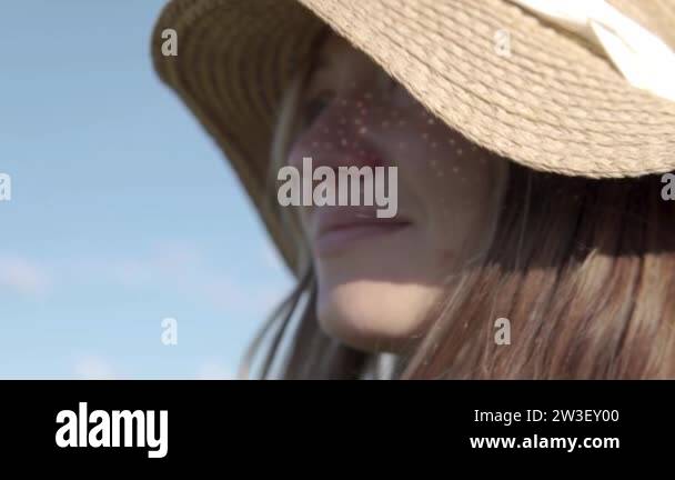 Beautiful woman face in hat Stock Videos & Footage - HD and 4K Video ...