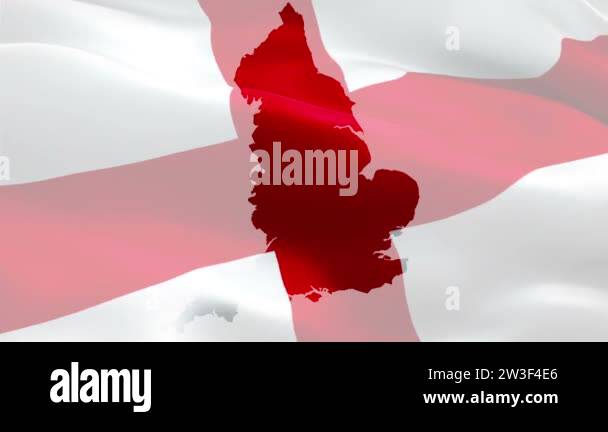 England map waving flag. National 3d English map waving. Sign of ...