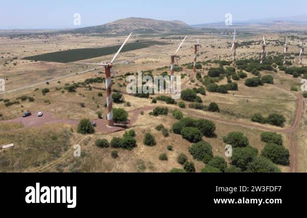 The Golan Heights Wind Farm is an Israeli wind farm with wind turbines ...