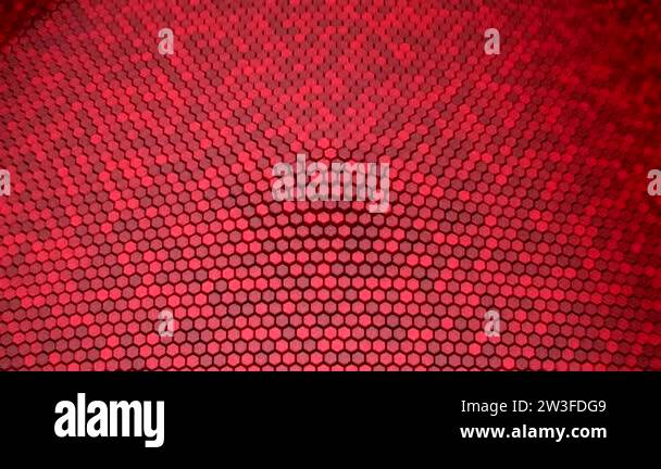 Hexagons Form A Wave. Loop background, 5 in 1, 3d rendering, 4k ...