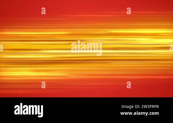 Animation loop horizontal anime comic speed lines. Abstract yellow ...