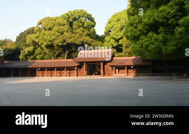 Meiji Shrine (Meiji Jingu) Shinto shrine dedicated to the deified ...