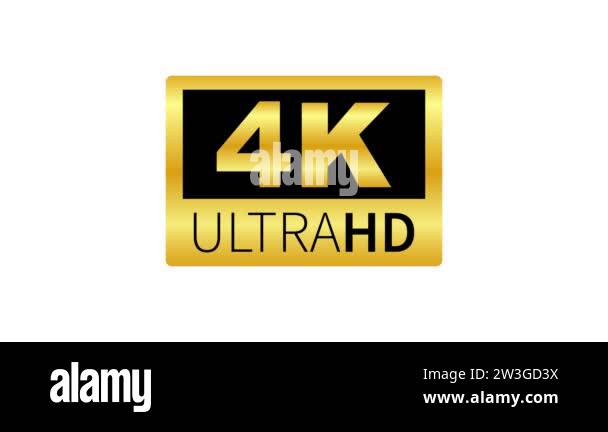 4k ultra hd label Stock Videos & Footage - HD and 4K Video Clips - Alamy