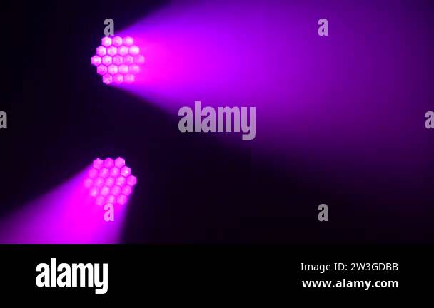 Colorful stage floodlights flashing during live show concert. Lights ...