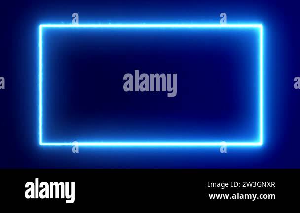 Abstract blue moving electric power with strobe light, animated ...