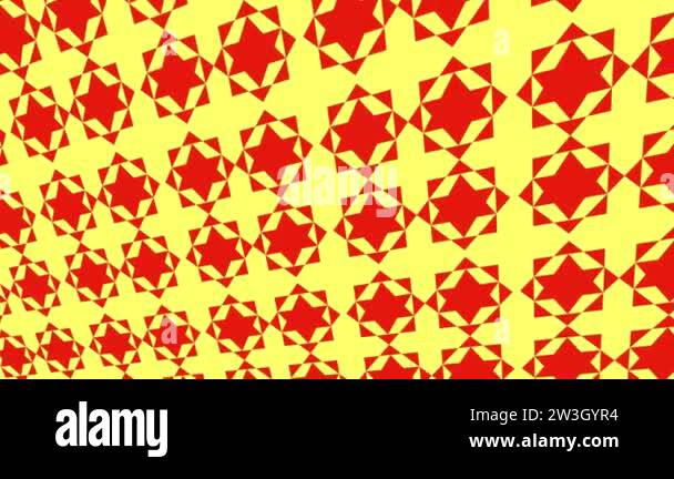 Color Pattern With Geometric Shapes On A Minimal Black Background Horizontally And Vertically