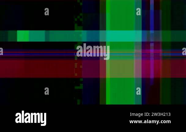Glitch noise static television VFX. Visual video effects stripes ...