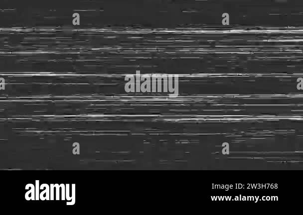 Vintage VHS defects noise and artifacts effect. Glitches error from an ...