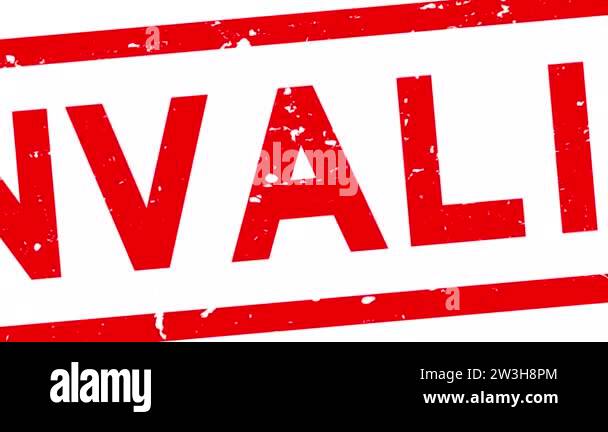 Invalid rubber stamp Stock Videos & Footage - HD and 4K Video Clips - Alamy