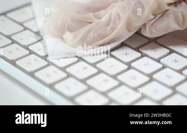 Hygiene and cleanness at home, cleaning objects surface from dirty with ...