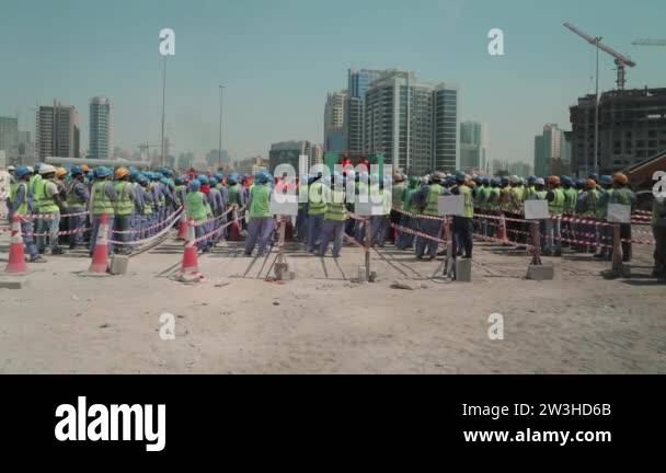 Burj khalifa construction workers Stock Videos & Footage - HD and 4K ...