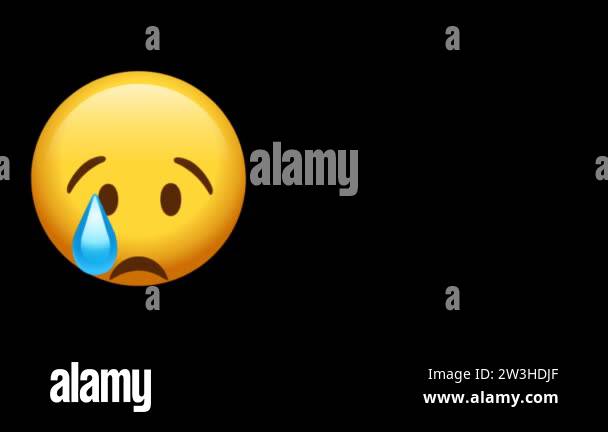 Cartoon Emoji Face Reaction Animation 4K. Animation Facial Expression ...