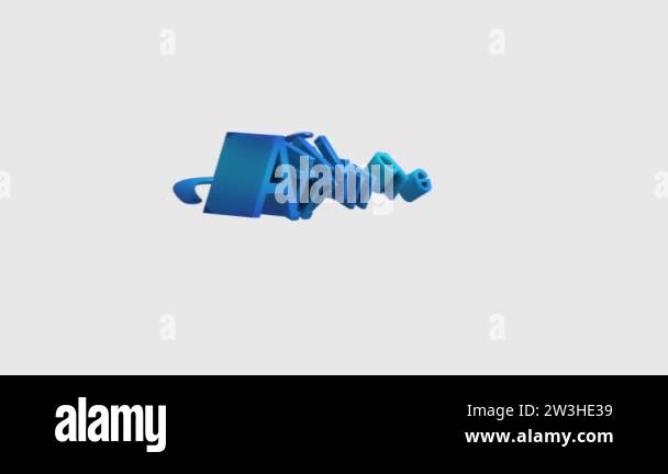 Text animation 'Attitude' for topic introduction in Powerpoint ...