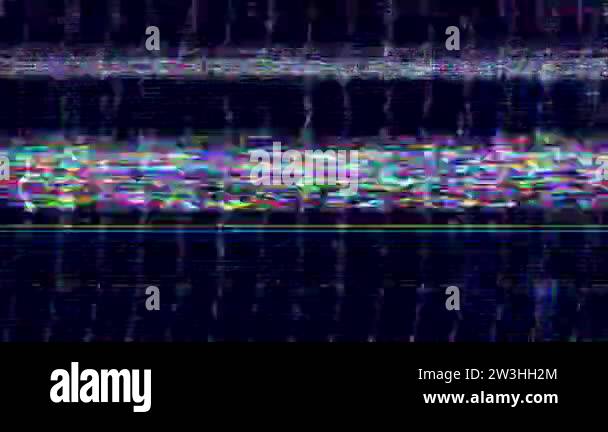 Glitch noise static television VFX. Visual video effects stripes ...