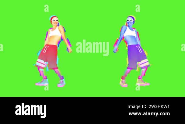 Minimal animation Gif. Urban Dancing Girl. Ideal for nightclub screens ...