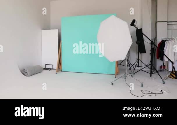 large studio space white cyclorama and natural light from large windows ...