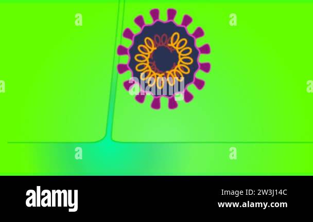 Corona Virus Covid -19 Animation Background. 4K Abstract Corona virus ...