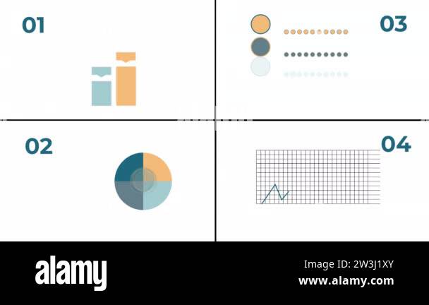 Infographic elements pie charts Stock Videos & Footage - HD and 4K ...