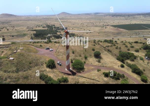 The Golan Heights Wind Farm is an Israeli wind farm with wind turbines ...