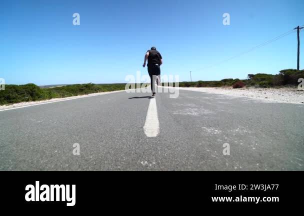 Man running wilderness in slow Stock Videos & Footage - HD and 4K Video ...