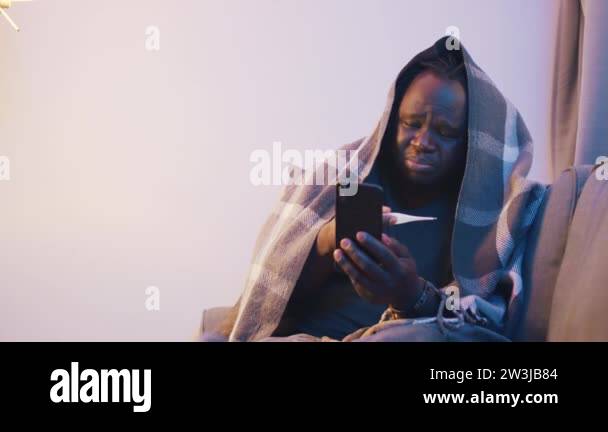 Sick man wrapped in blanket Stock Videos & Footage - HD and 4K Video ...