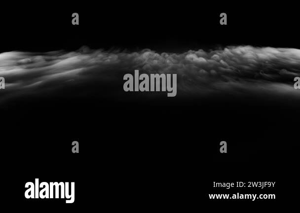 Ground Realistic Smoke Clouds from up with alpha channel Dry Ice Smoke Storm Atmosphere Fog ...