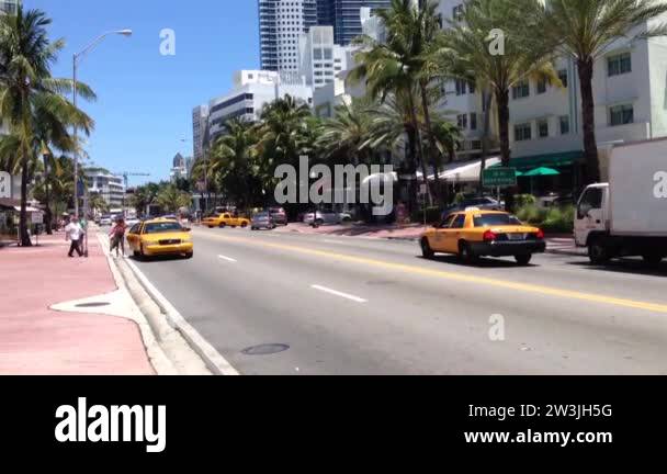 Collins avenue in miami beach Stock Videos & Footage - HD and 4K Video ...