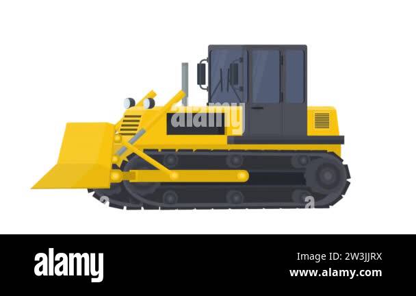 Cartoon bulldozer Stock Videos & Footage - HD and 4K Video Clips - Alamy