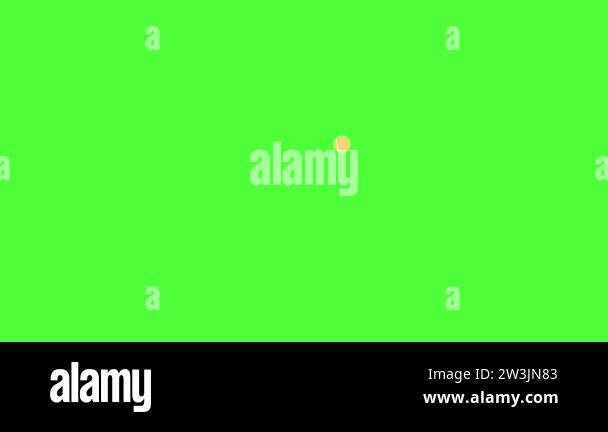 Volleyball Player Jump And Throwing Ball Animation Stock Video Footage ...
