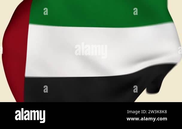 United Arab Emirates Crumpled Fabric Flag Intro. United Arab Emirates ...