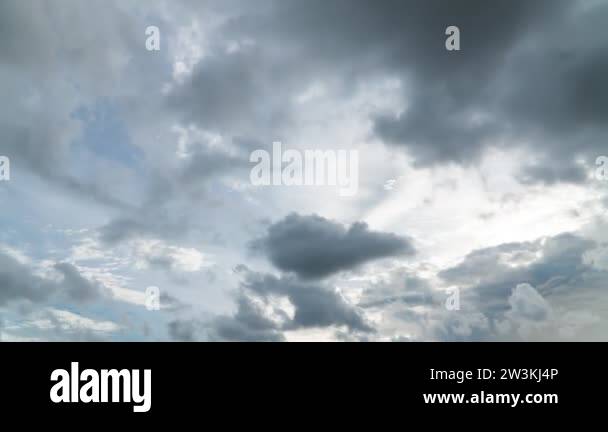 Building motions clouds with sky. Puffy fluffy white clouds sky time lapse. slow moving clouds ...