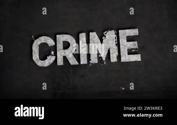 Crime Law Justice Text Animation Title HD Stock Video Footage - Alamy