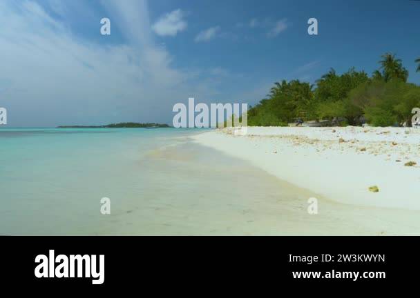 Aerial view of a beach in maldives Stock Videos & Footage - HD and 4K ...