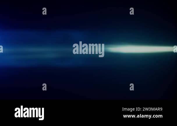 High-quality anamorphic lens flare shot on a cinema camera. Isolated 4k ...